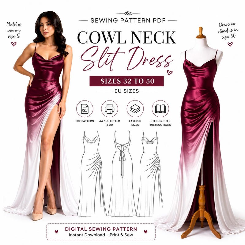 Slit Dresses - Etsy UK