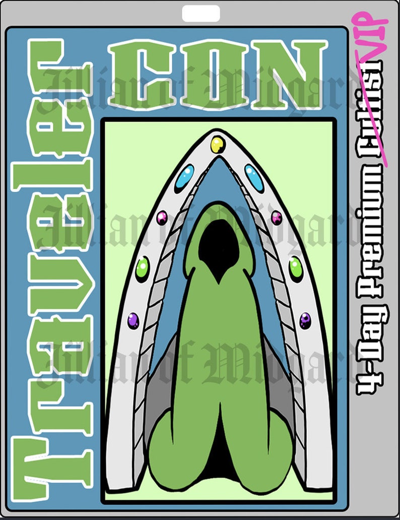 PDF Printable traveler Con Badge Critical Role - Etsy