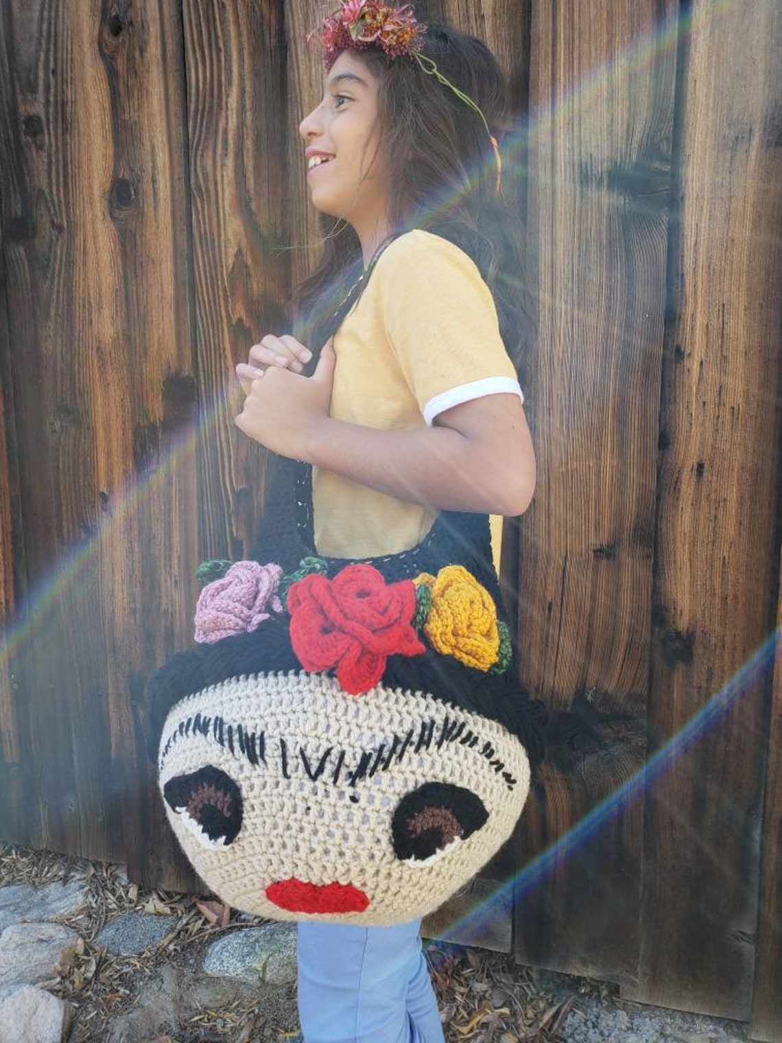 Crochet Frida Market Bag Frida Shoulder Bag Crochet Frida - Etsy