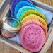 Pastel Rainbow Face Scrubby, Crochet Face Scrubbies, Face Cloths, 100% ...