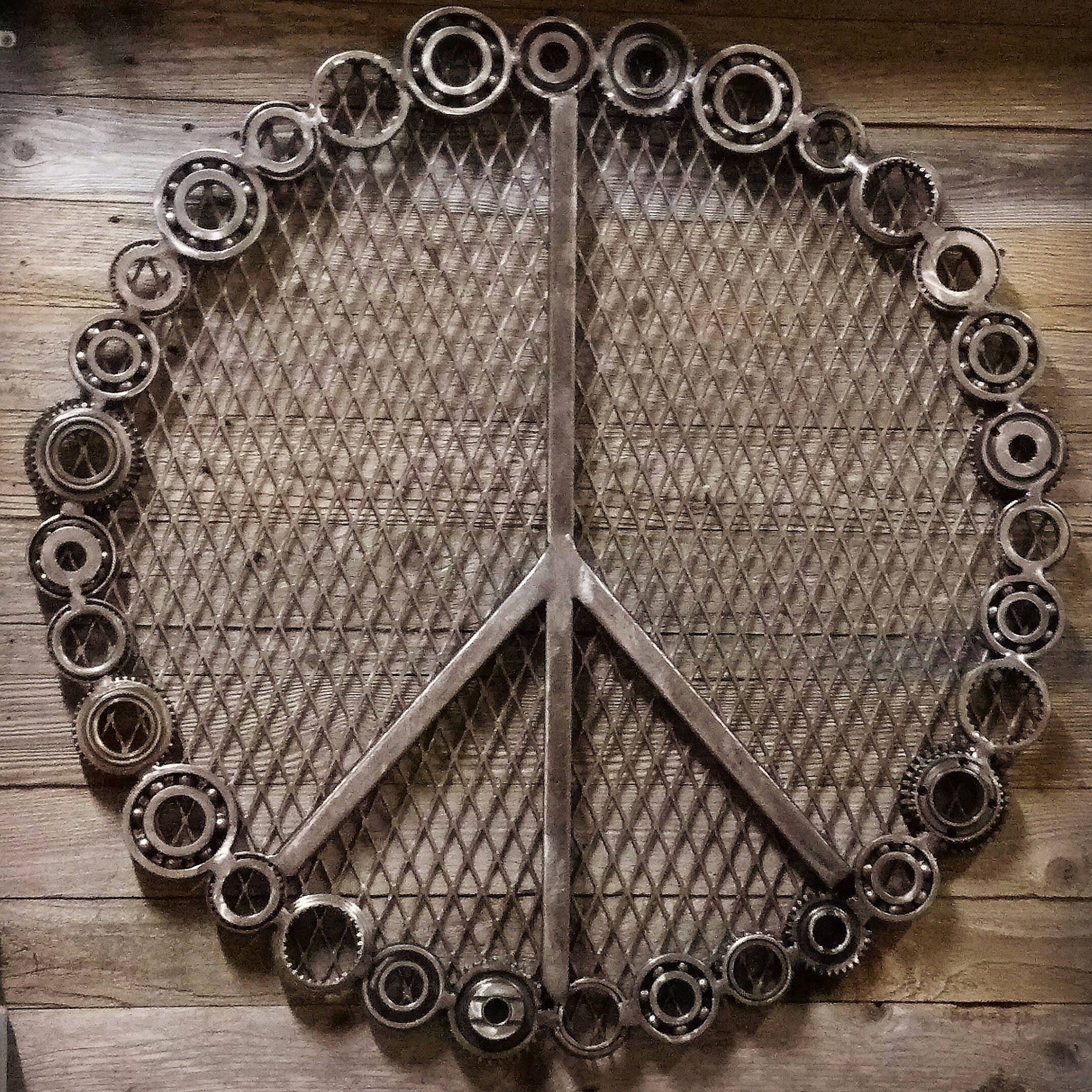 Custom Steel Peace Sign - Etsy