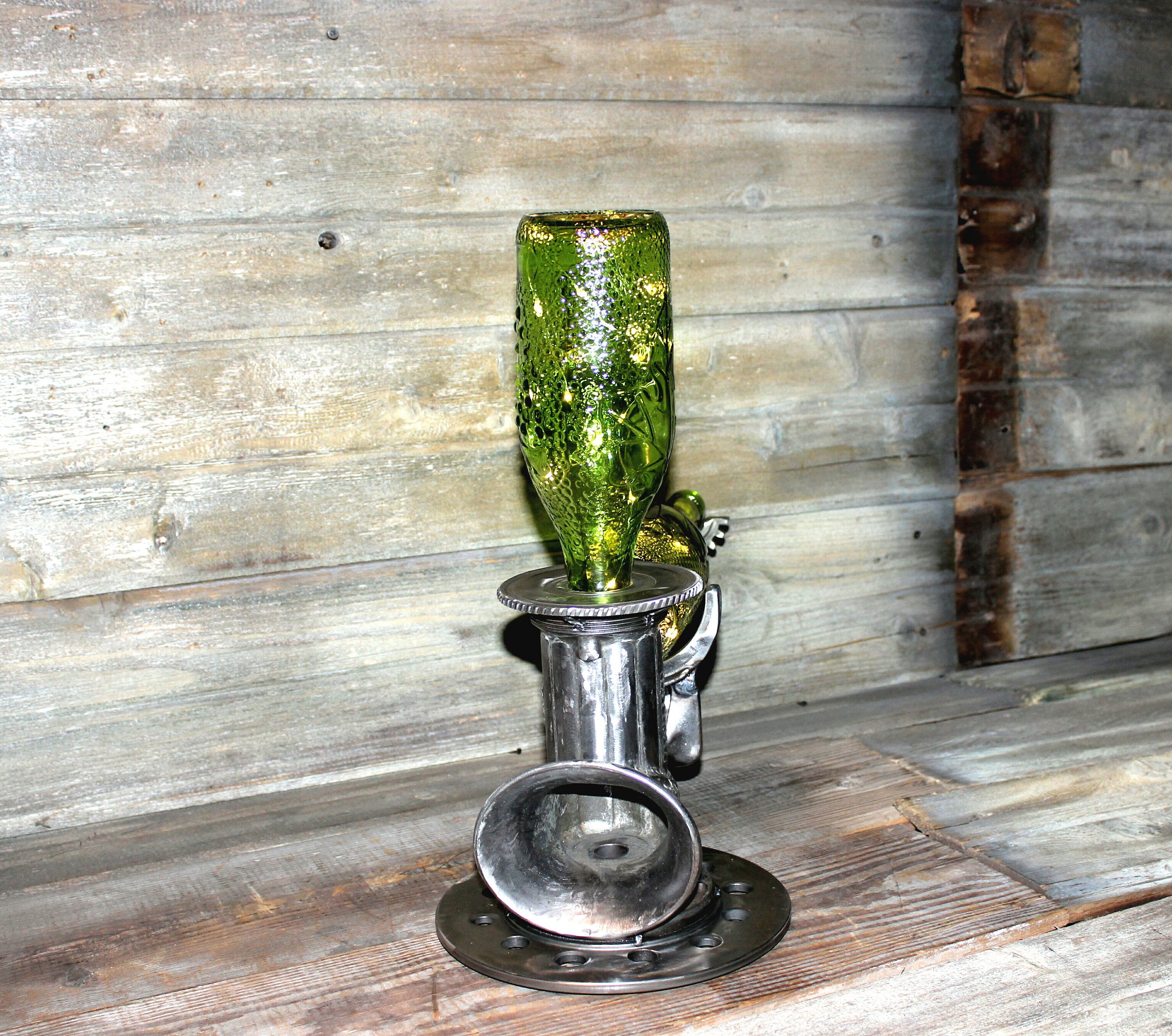 Custom Steel Steampunk Wine Rack Original - Etsy