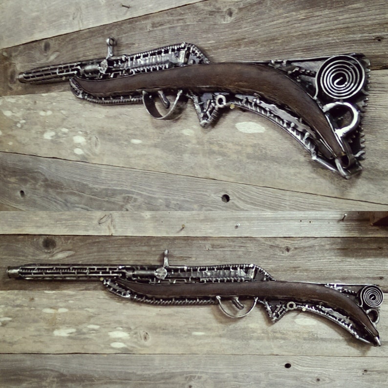 Rustic Iron Shotgun Artwork - Etsy