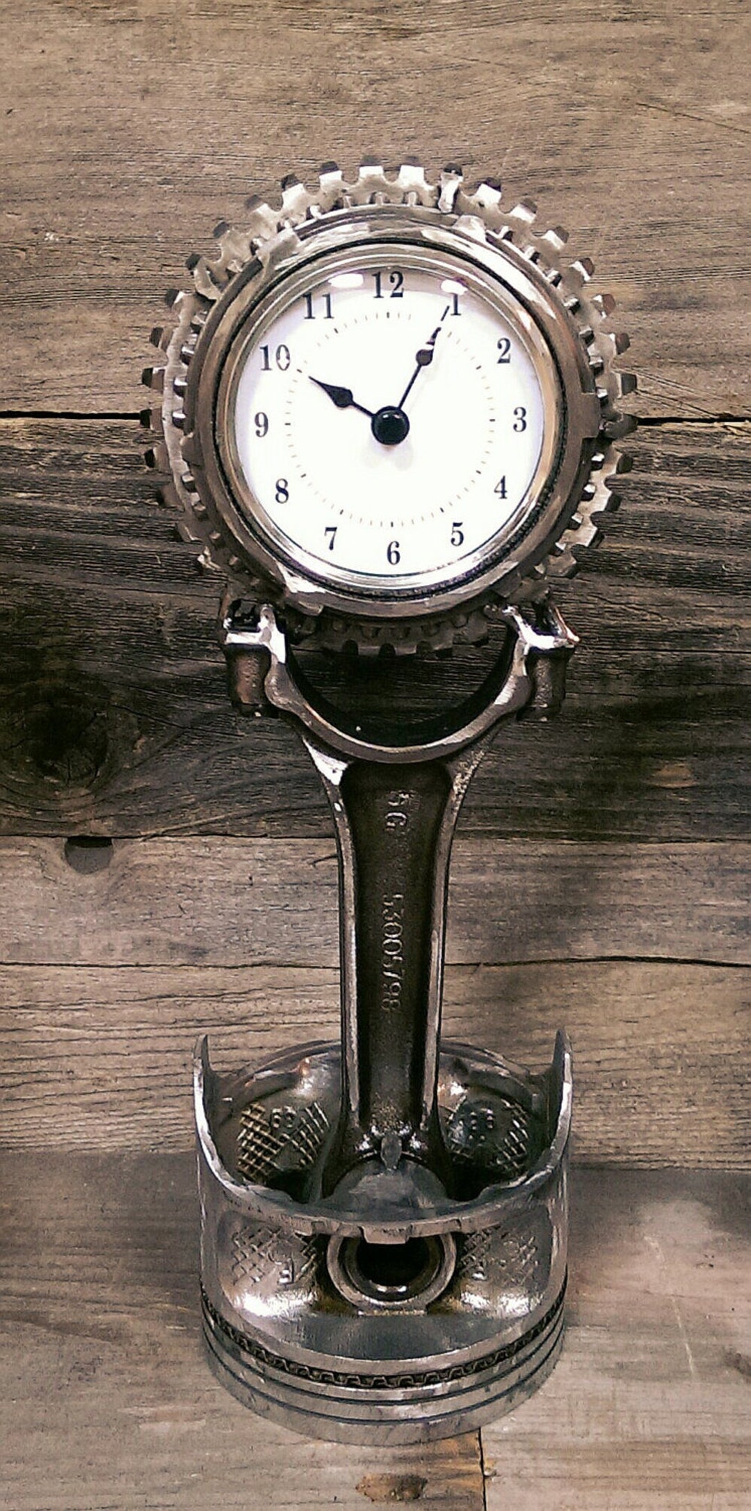 Custom Piston Gear Clock - Etsy