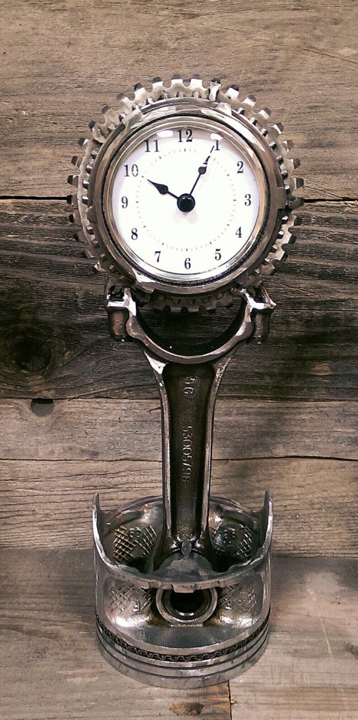 Custom Piston Gear Clock - Etsy