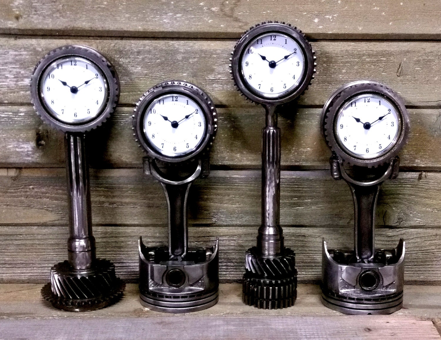 Custom Steel Gear Clocks - Etsy