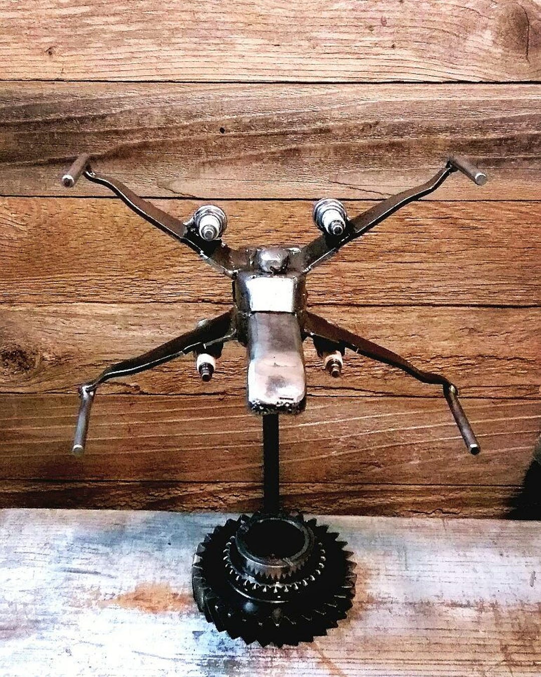 Custom Steel Star Wars X-wing Decor Original - Etsy