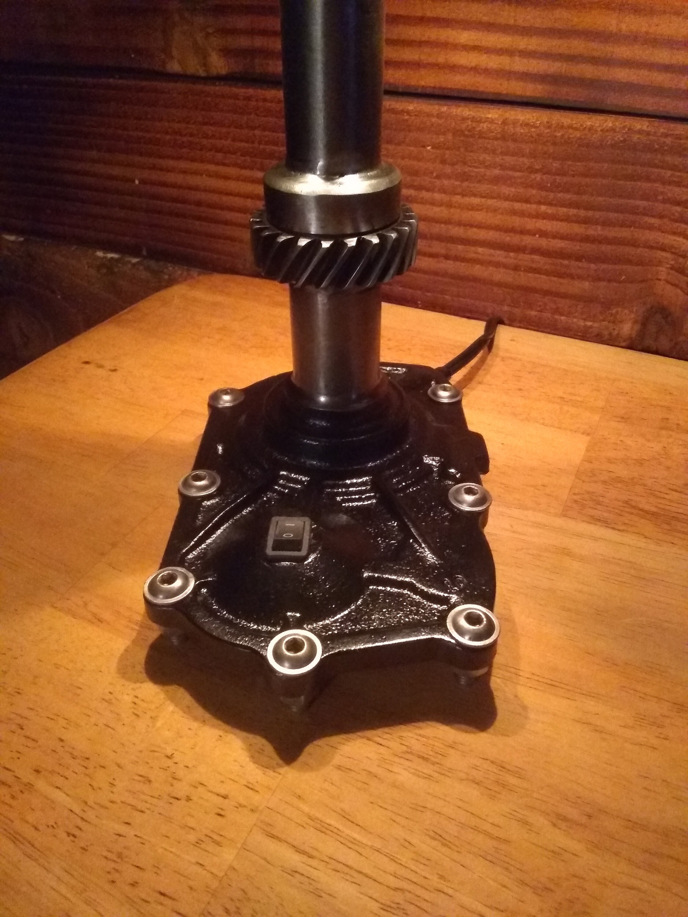 Custom Scripted Chevrolet Gear Lamp Art - Etsy