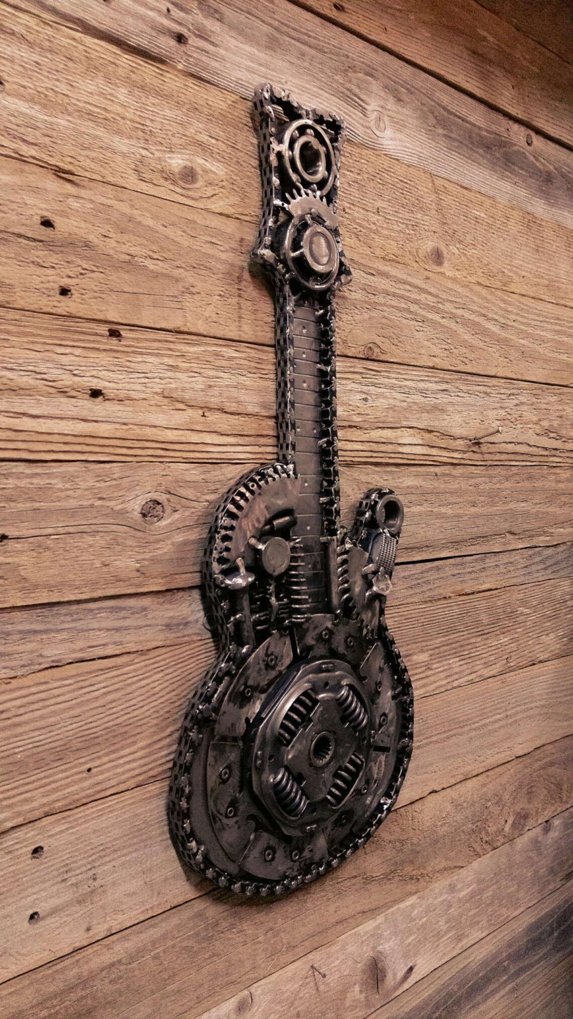 Custom Steel Medium Guitar Decor Original - Etsy
