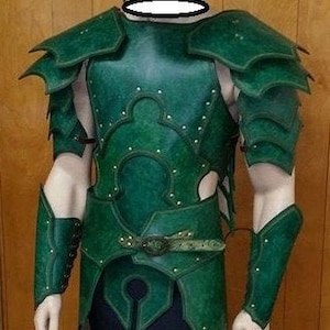 Elven Leather Armor Set Elf Armor Set Medieval LARP Armor Cosplay Armor ...