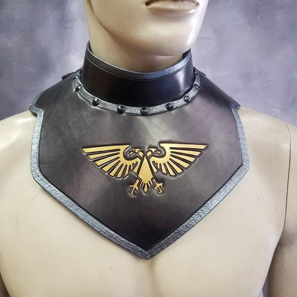 Leather Gorget - Etsy