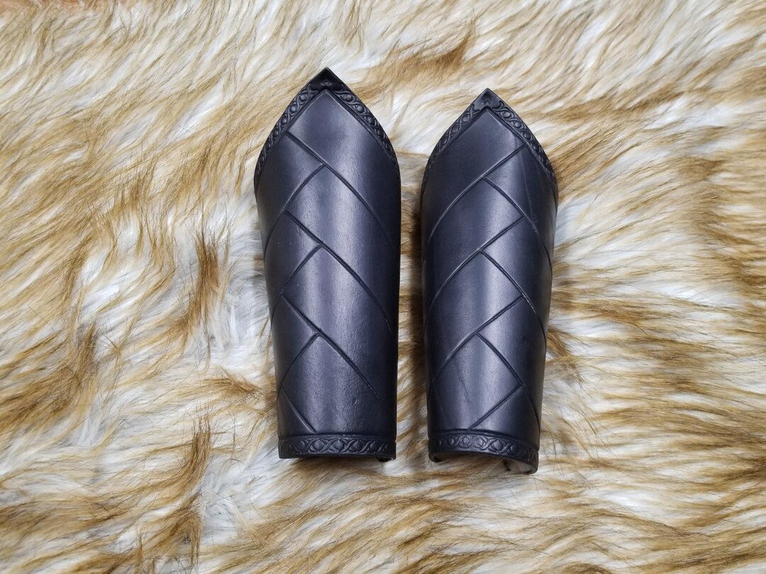 Leather Armor High Elven Leather Bracers Elf Bracers LARP Armor Cosplay ...