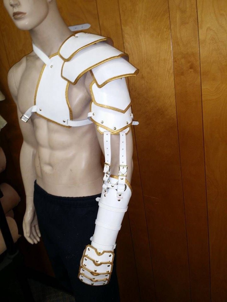 Leather Armor Full Arm | Etsy