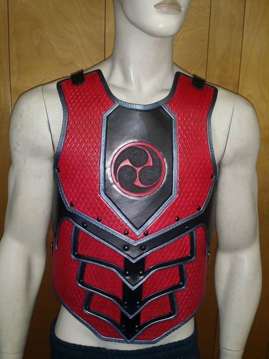 Leather Armor Dragon Scale Chest & Back With Your Graphic Dragonscale ...