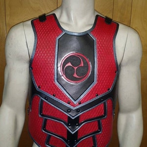 Leather Armor Dragon Scale Chest & Back With Your Graphic Dragonscale ...
