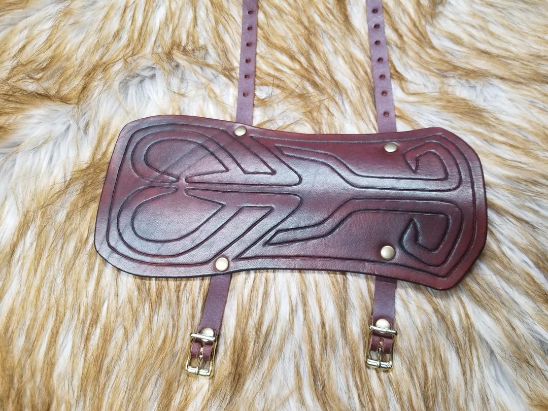Leather Armor Twilight Princess Link Leather Bracers LARP Armor Cosplay ...