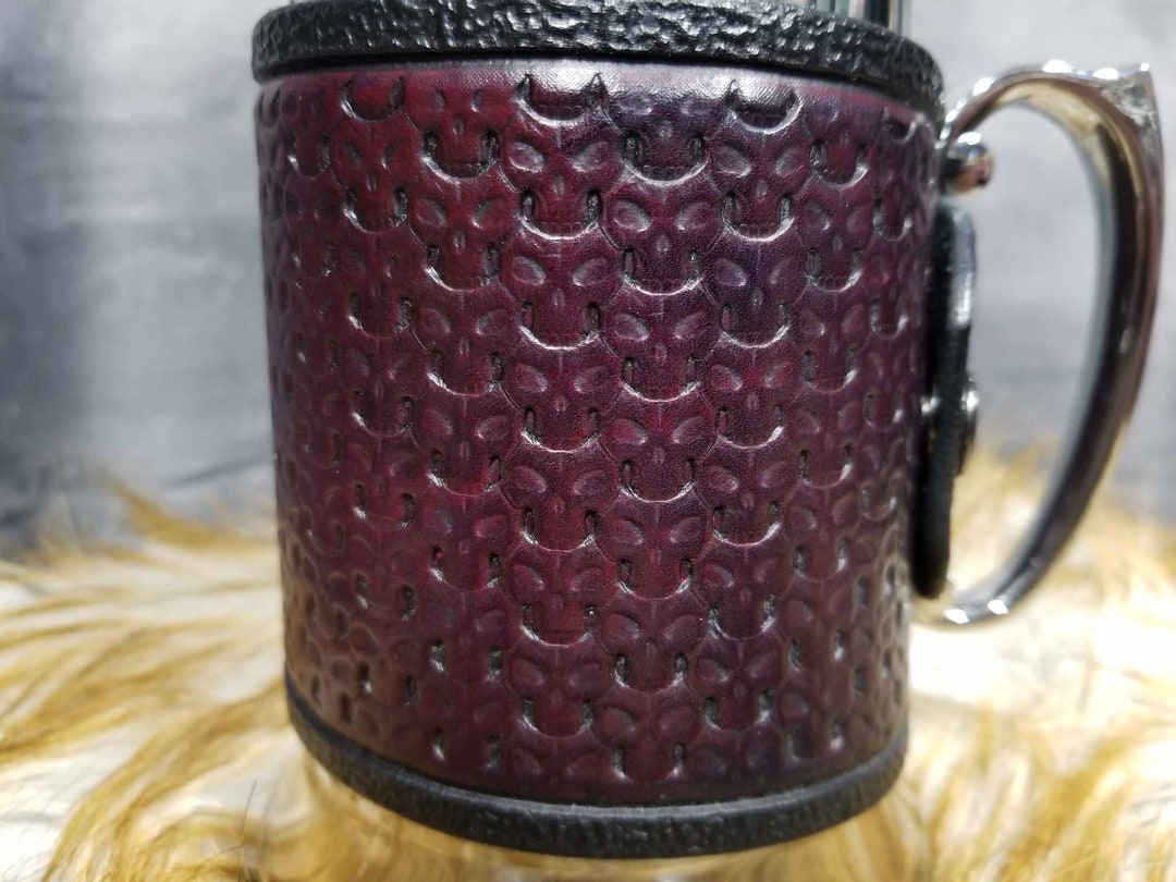 Leather Wrapped Tankard Leather Wrapped Mug LARP Ren Faire Mug Beer Mug ...