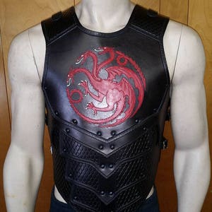 Dragon Scale Leather Armor: Custom Medieval LARP Cosplay Cuirass - Etsy