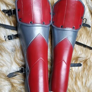Leather Armor Ranger Greaves - Etsy