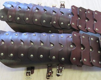 Leather Armor Roman Cestus Studded Gauntlets