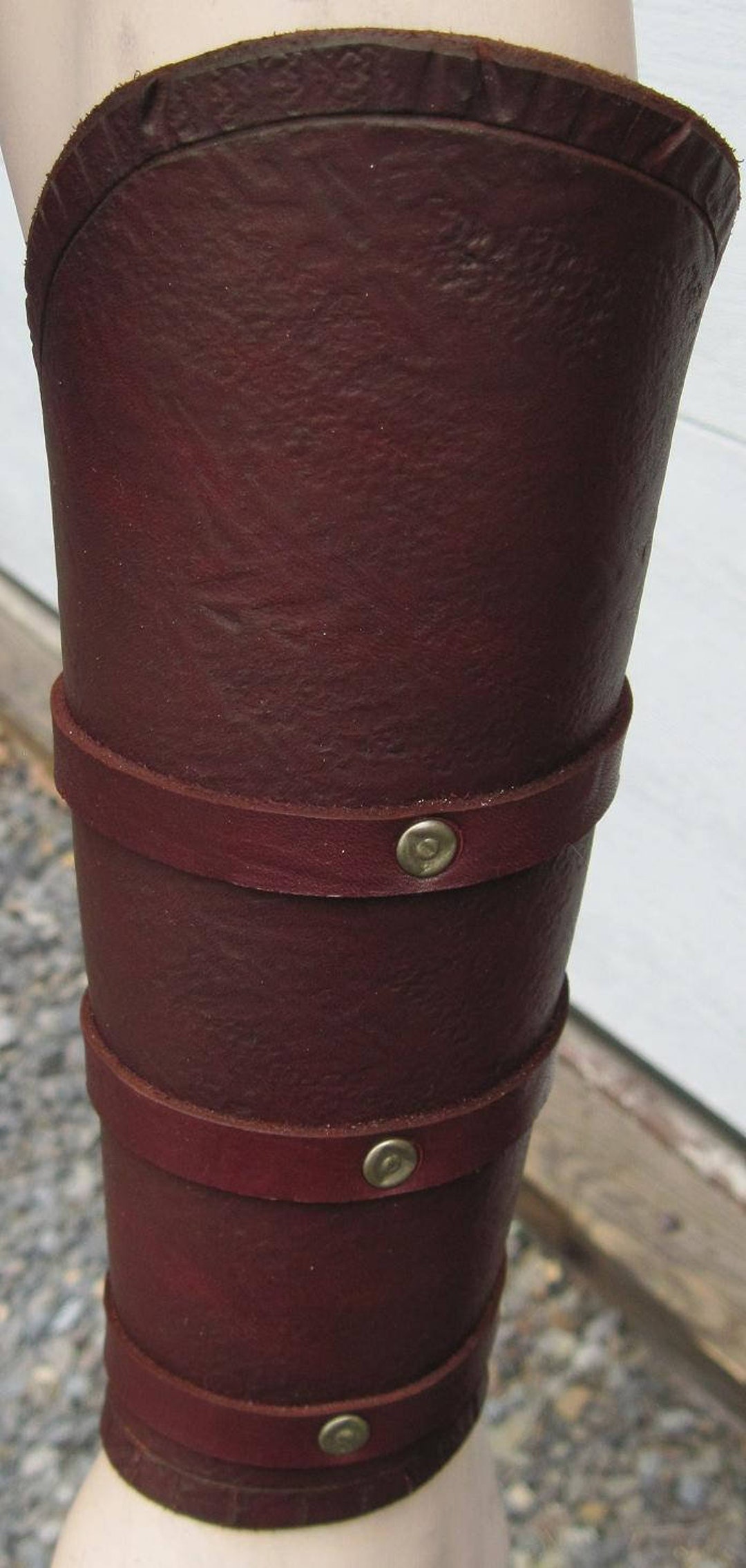 Leather Armor Viking Leather Bracers Leather Cuffs Gladiator Bracers ...