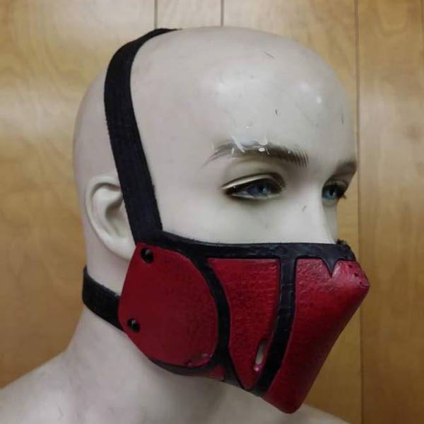 Molded Leather Mask - Etsy