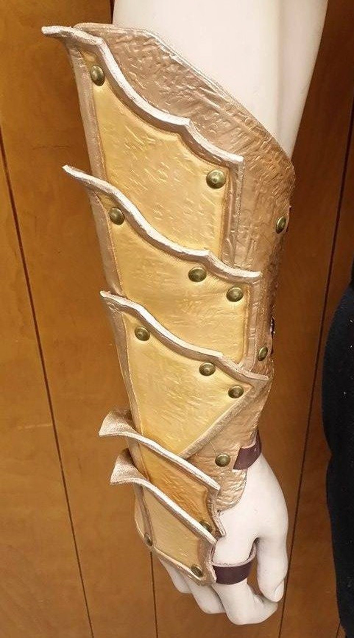Leather Armor Barbarian Full Arm - Etsy