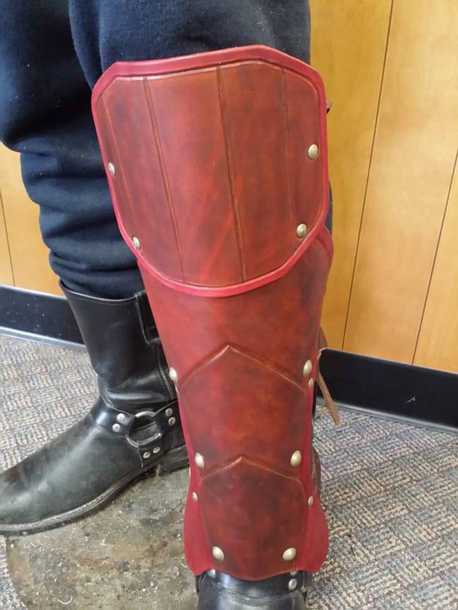Leather Armor Ranger Greaves | Etsy