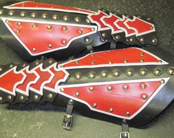 Leather Armor Roman Cestus Studded Gauntlets