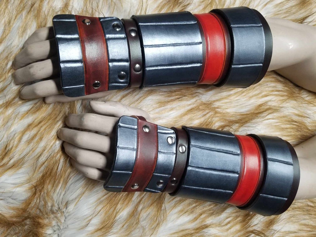 Leather Armor Fierce Deity Gauntlets Link Gauntlets Leather Gauntlets ...