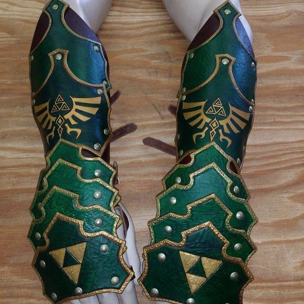 Leather Gauntlets - Etsy
