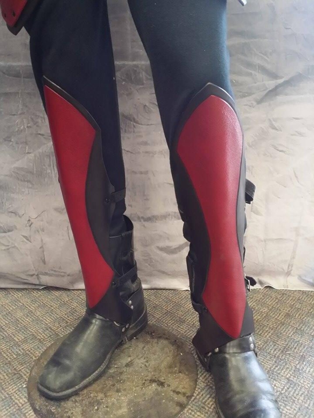 Leather Armor Leather Greaves Juggernaut Greaves LARP Armor Cosplay ...