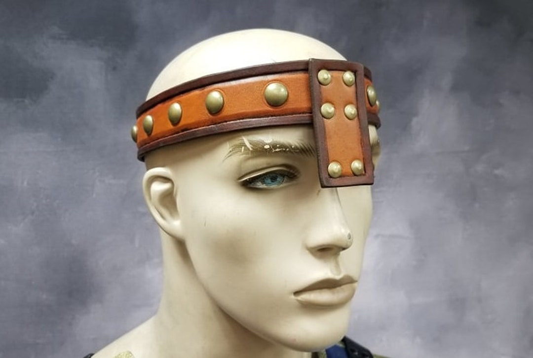 Leather Armor Barbarian Headband Conan Headband Celtic Headband Viking ...