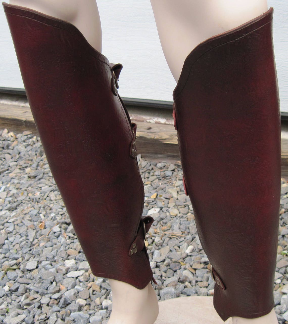 Leather Armor Ranger Greaves - Etsy