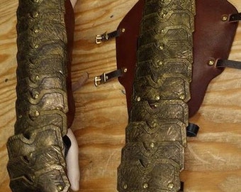 Leather Armor Roman Cestus Studded Gauntlets