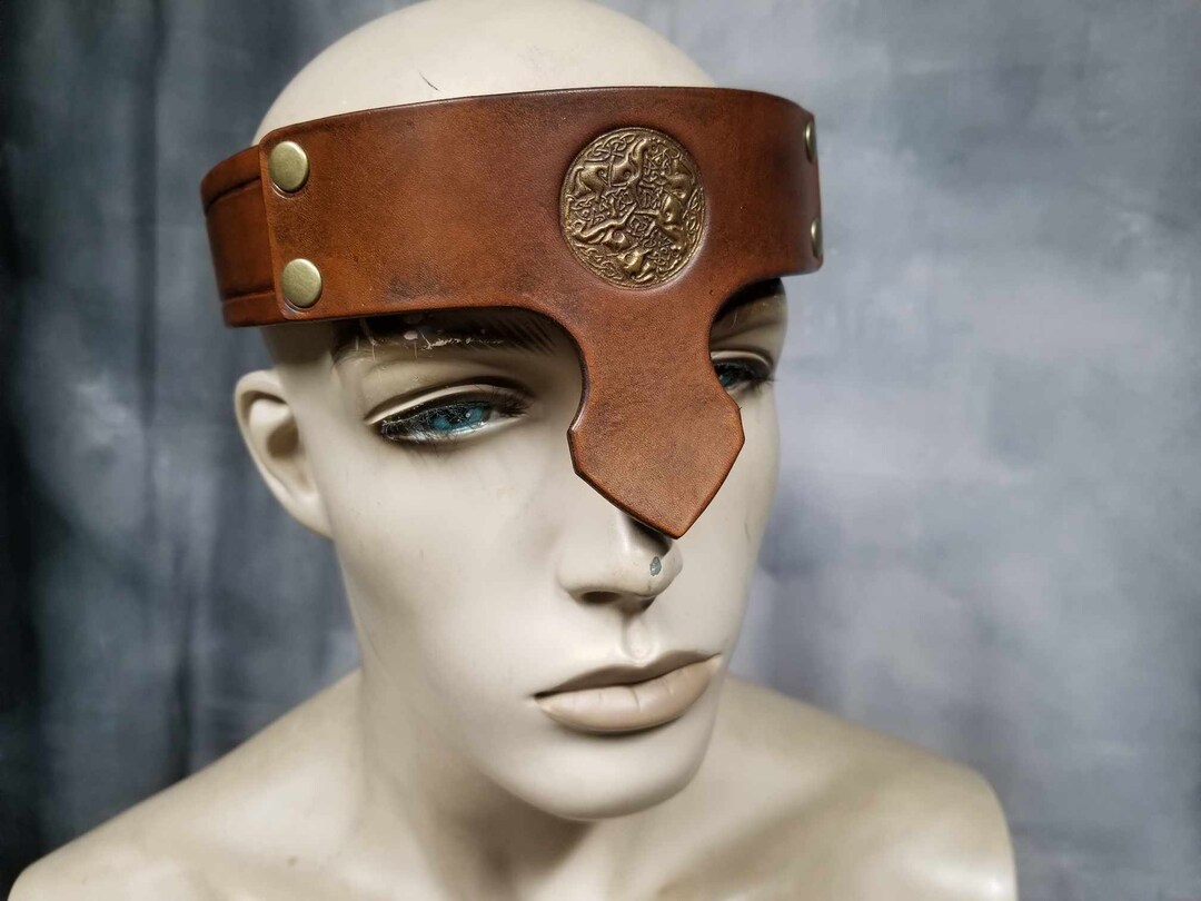 Leather Armor Celtic Headband Conan Headband Barbarian Headband Viking ...
