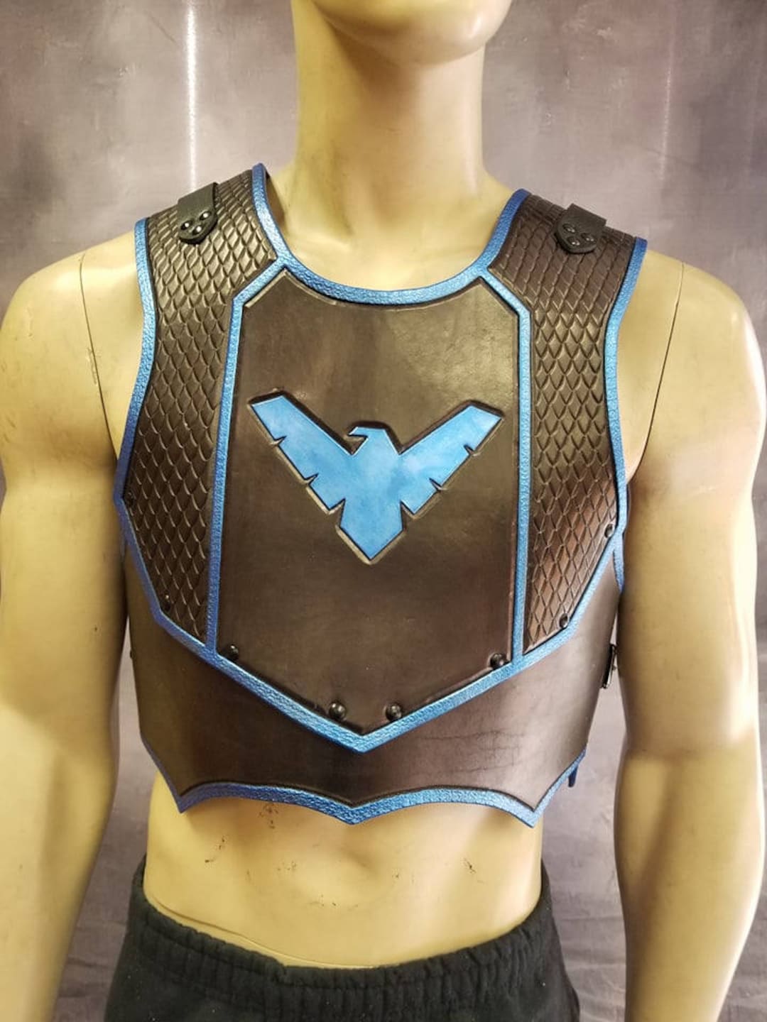 Leather Armor Dragon Scale Chest & Back With Your Graphic Dragonscale ...