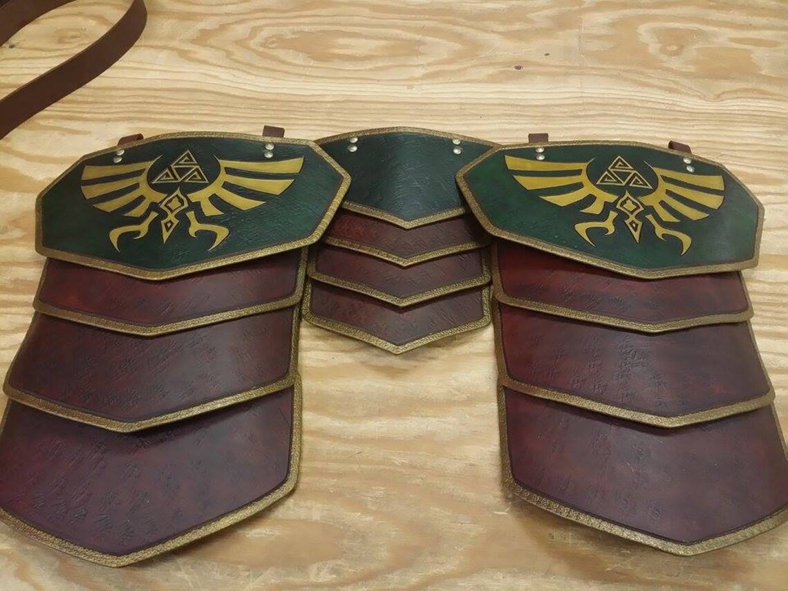 Leather Armor Belt with Tassets | Etsy