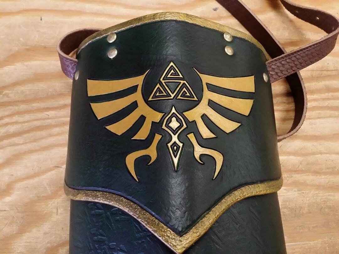 Leather Shoulder Armor Leather Armor Spaulder Leather Pauldron LARP ...