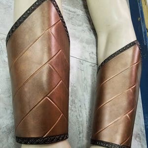 Leather Armor High Elven Leather Bracers Elf Bracers LARP Armor Cosplay ...