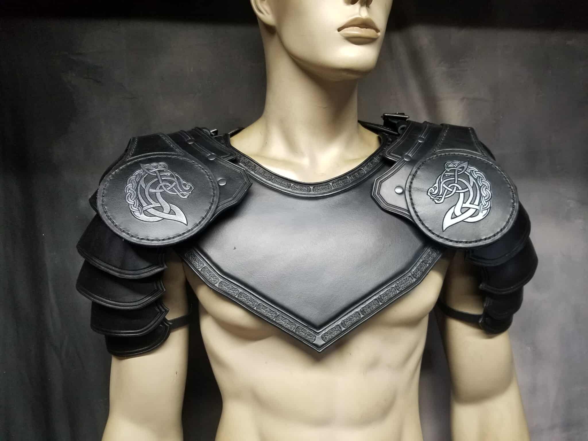Custom Leather Armor Mantle With Shoulders - Etsy