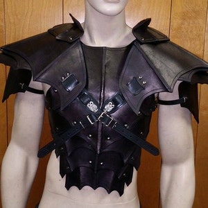 Dragon Scale Leather Armor Set: Custom Gothic Cosplay Costume - Etsy