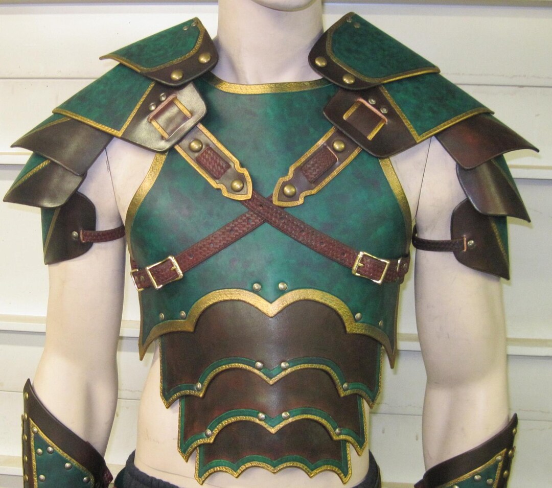 Custom Leather Armor Set: Gothic Cosplay, LARP, Ren Faire Costume - Etsy