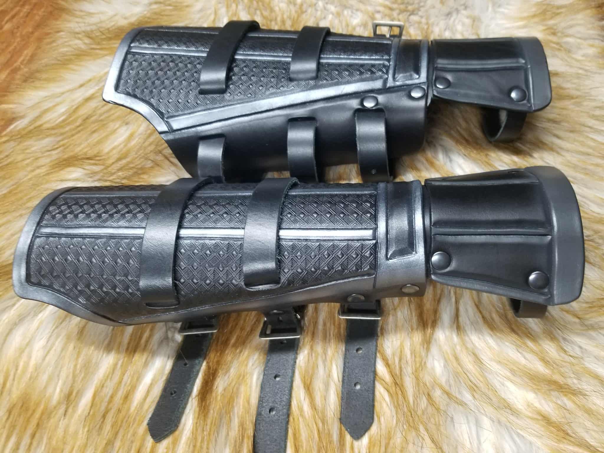 Custom Leather Ryu Hyabusa Gauntlets: Ninja Gaiden Cosplay LARP - Etsy