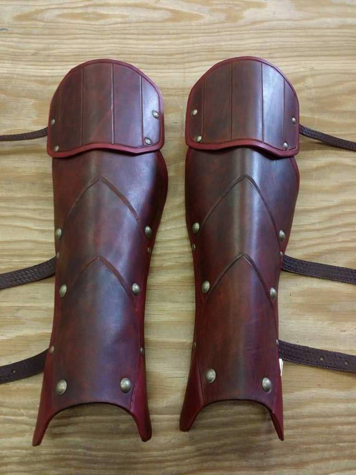 Leather Armor Ranger Greaves | Etsy