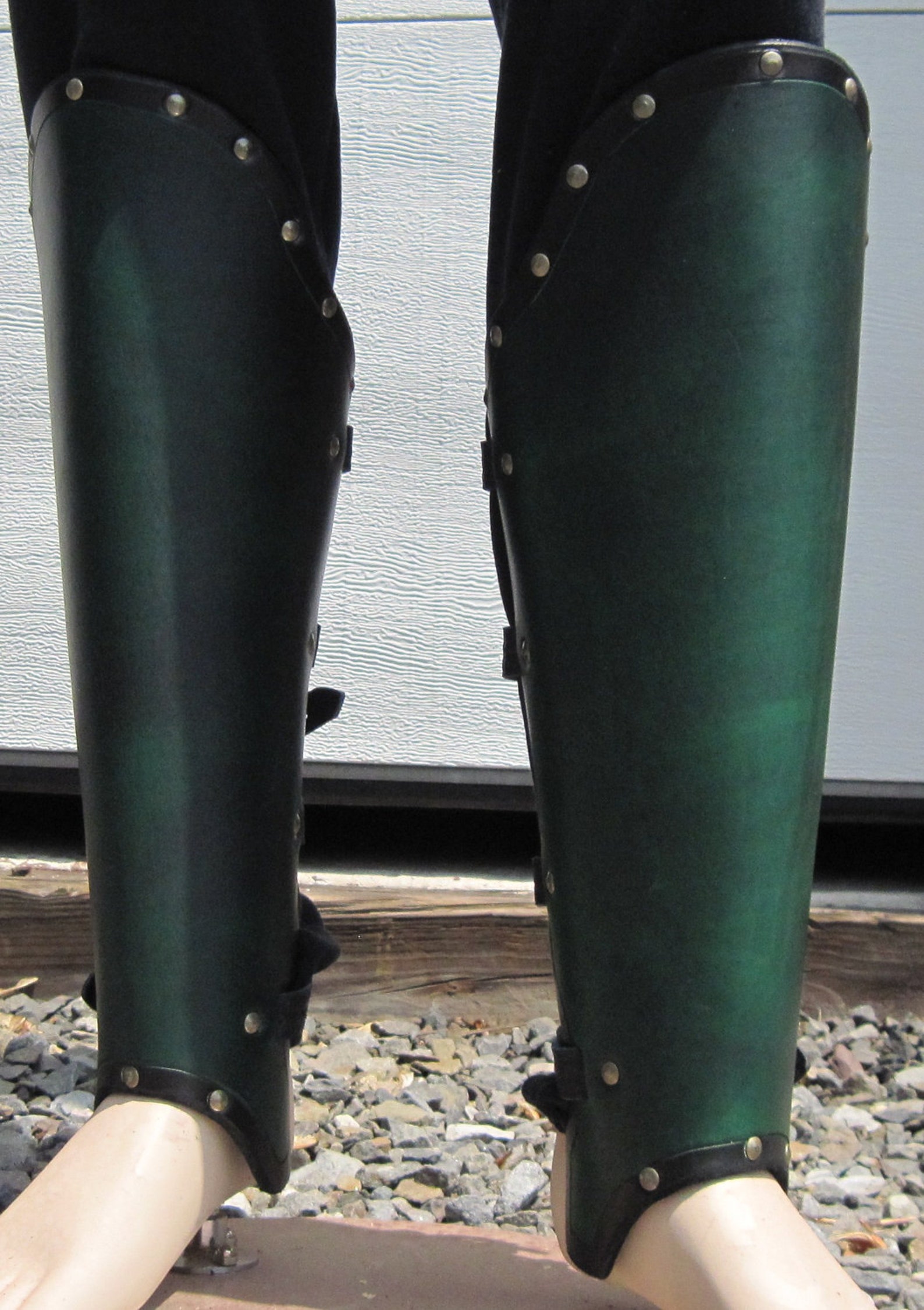 Leather Armor Ranger Greaves - Etsy