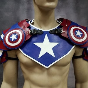 Custom Leather Armor Mantle With Shoulders - Etsy