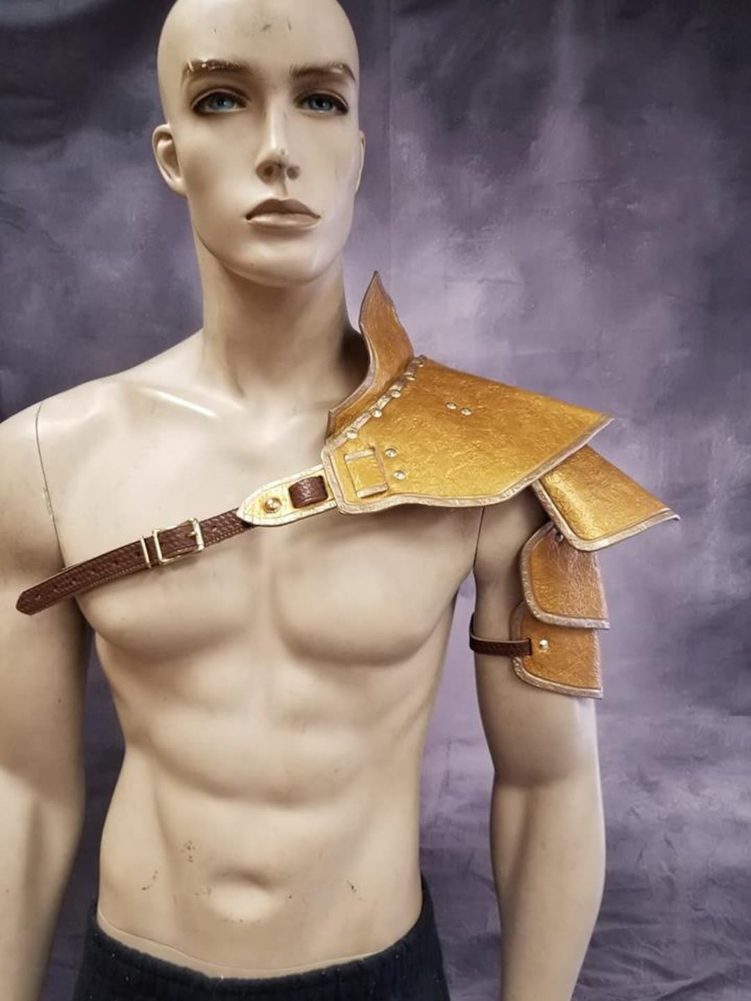 Custom Leather Shoulder Armor: Viking Celtic LARP Pauldron - Etsy