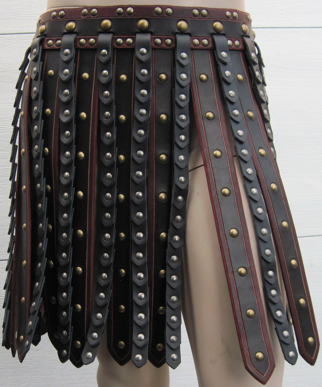 Leather Armor Deluxe Roman Gladiator War Skirt - Etsy