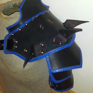 Leather Armor Sentinel Spiked Shoulder - Etsy